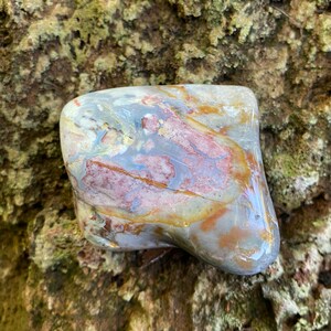 Ohio Rainbow Flint, Colorful Polished Pocket Stone, Warrior Stone, Ohio ...