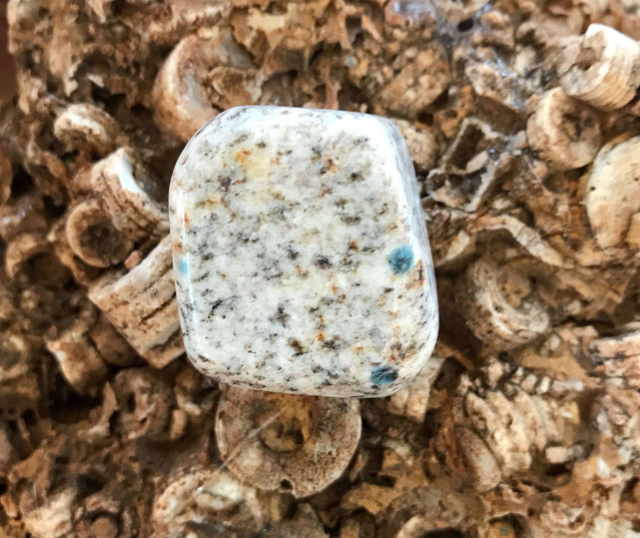 K2 Stone, Azurite in Granite, K2 Mountain, Pakistan, Polished, 43.9 ...