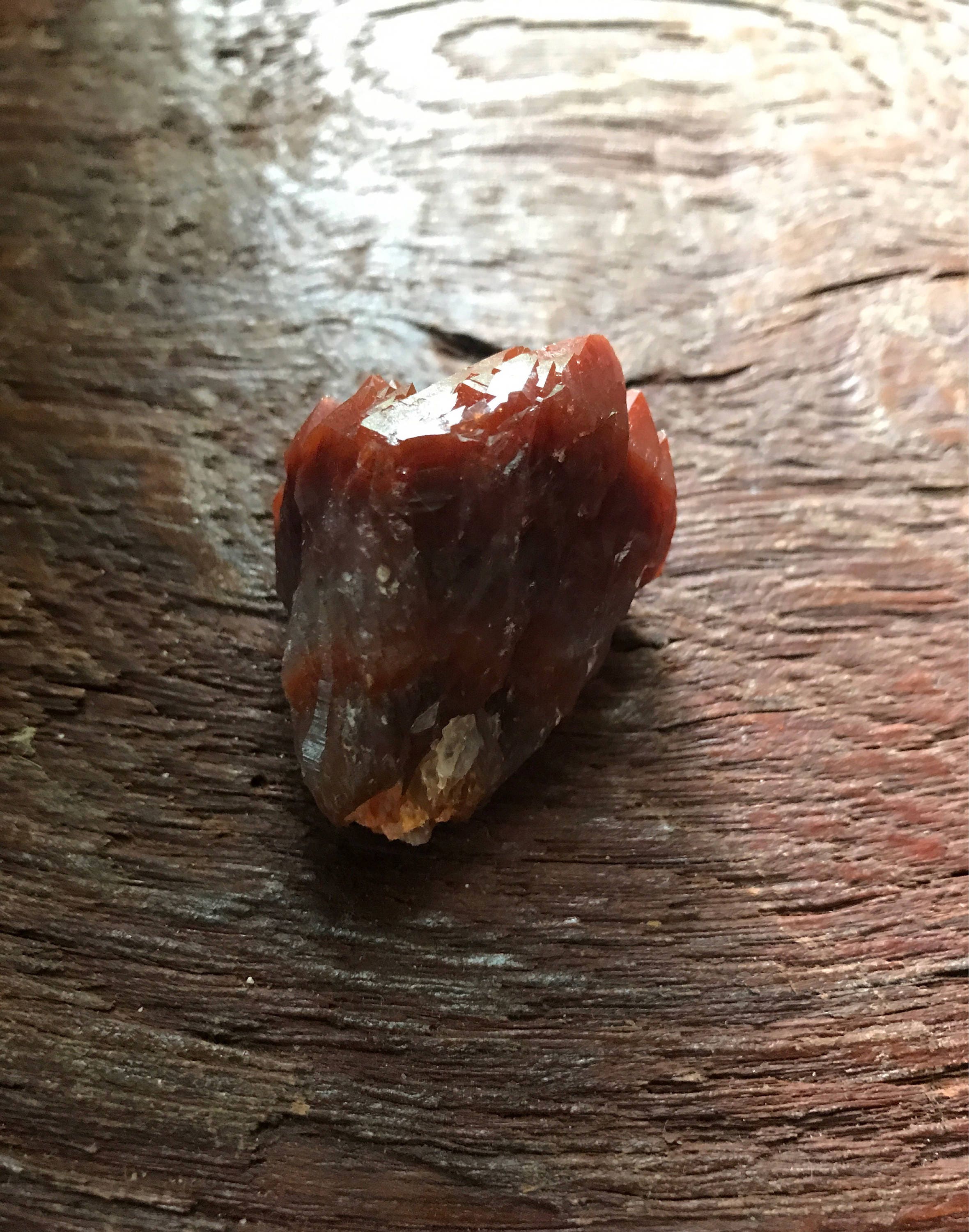 Raw Red Quartz Crystal, Morocco, Mine Fresh, Clean, 32.69 Grams, CR1854