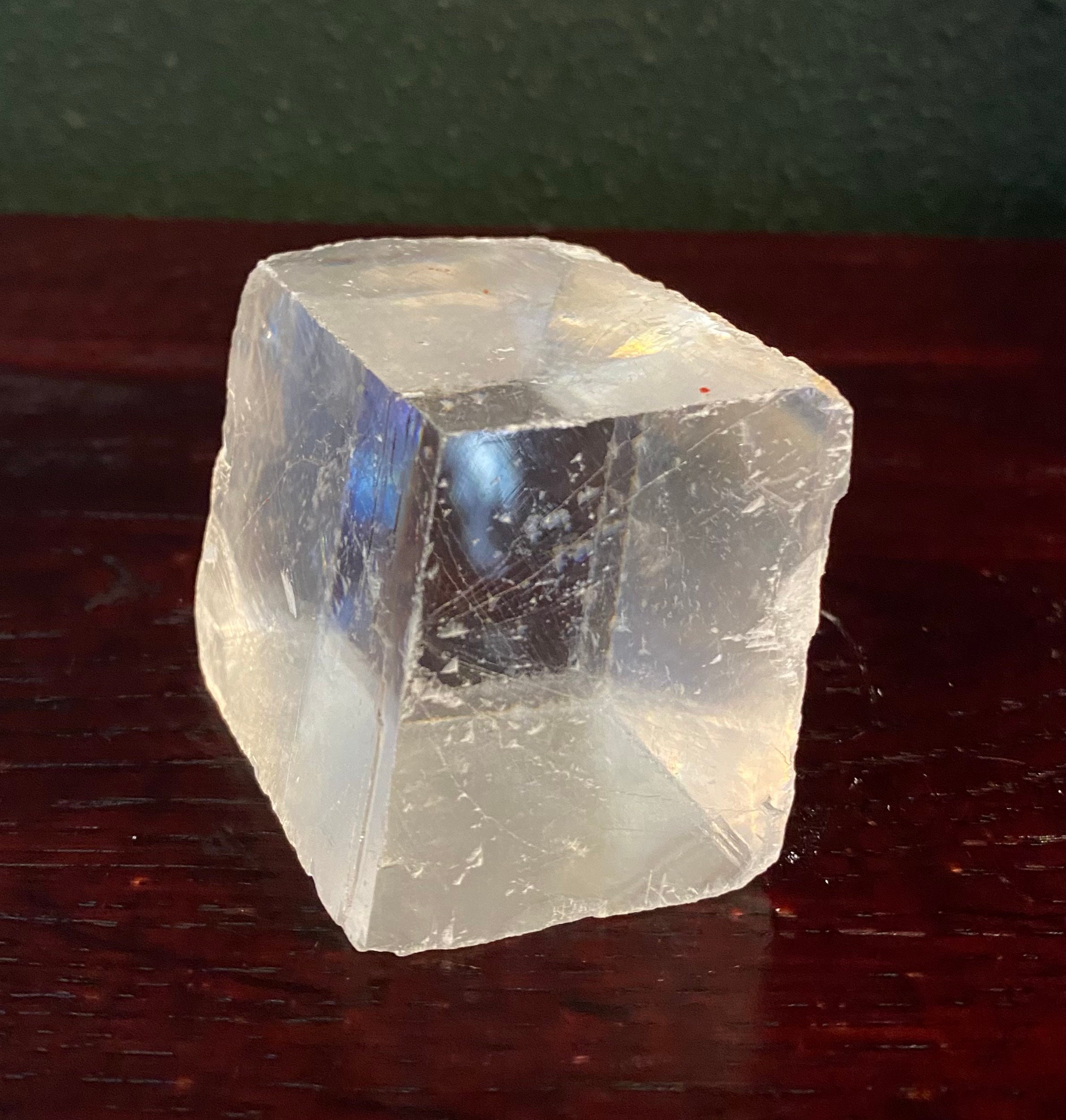 CALCITE, RAW, 1/2 LB- Optical, aka Viking Sunstone, Mine Fresh, Rainbow ...