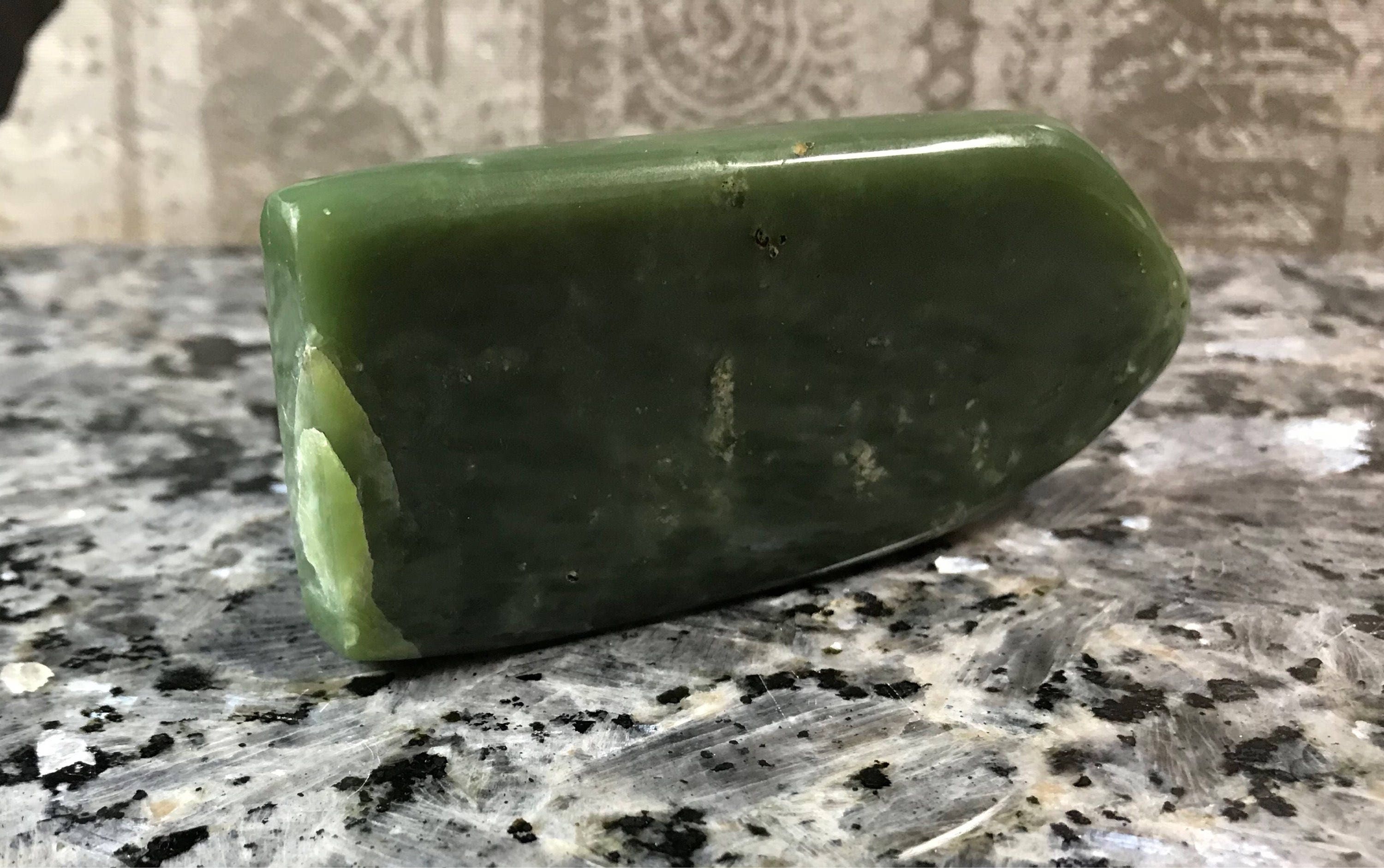 Reserved for Barbara Z. *****JADE, NEPHRITE, Polished Stone, 104.5 ...