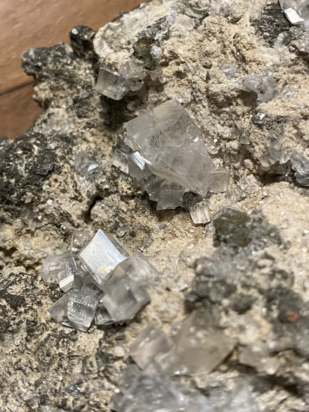 Golden & Clear Barite, 1-1/2 LBS Dream Stone, Raw, Clear Crystals in ...