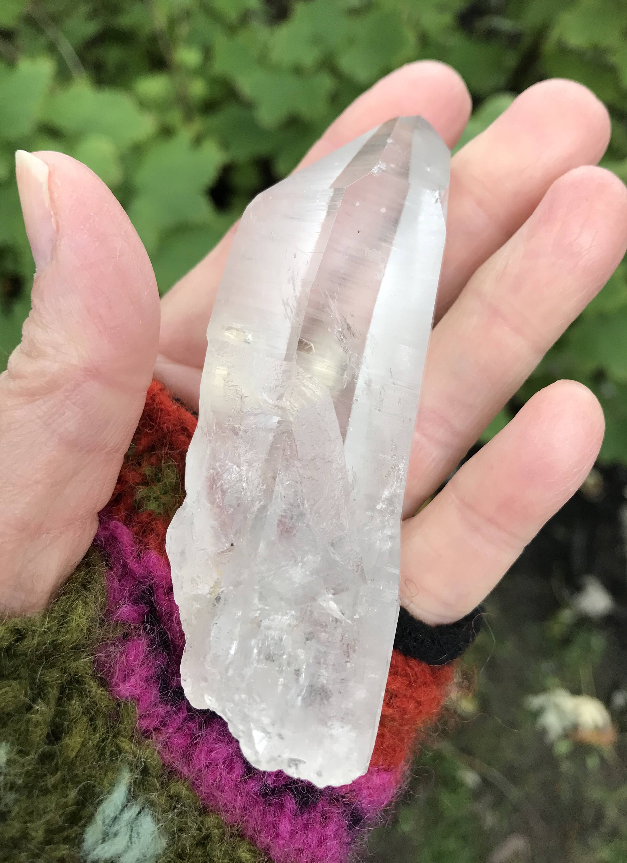 Raw Lemurian Quartz Point, Large Key, Mine Fresh, Brazil, 109.3 Grams ...