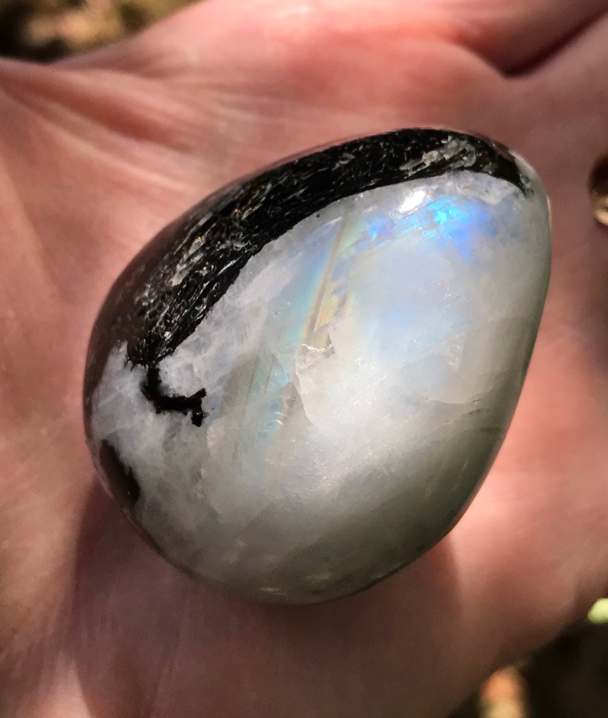 Sold to Ash 10/19*Rainbow Moonstone, Polished Egg, 94.0 Grams, 470.5 ...