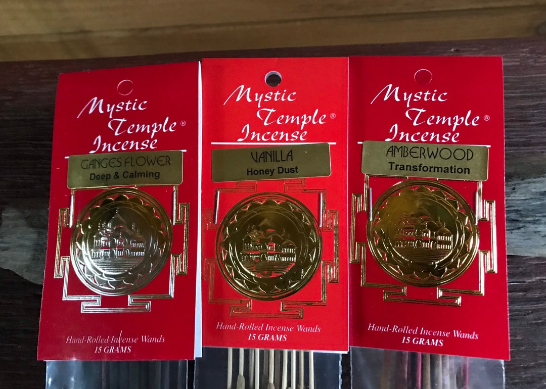 Mystic Temple Stick Incense, Shop Favorite! Choose Your Scent, 10 ...