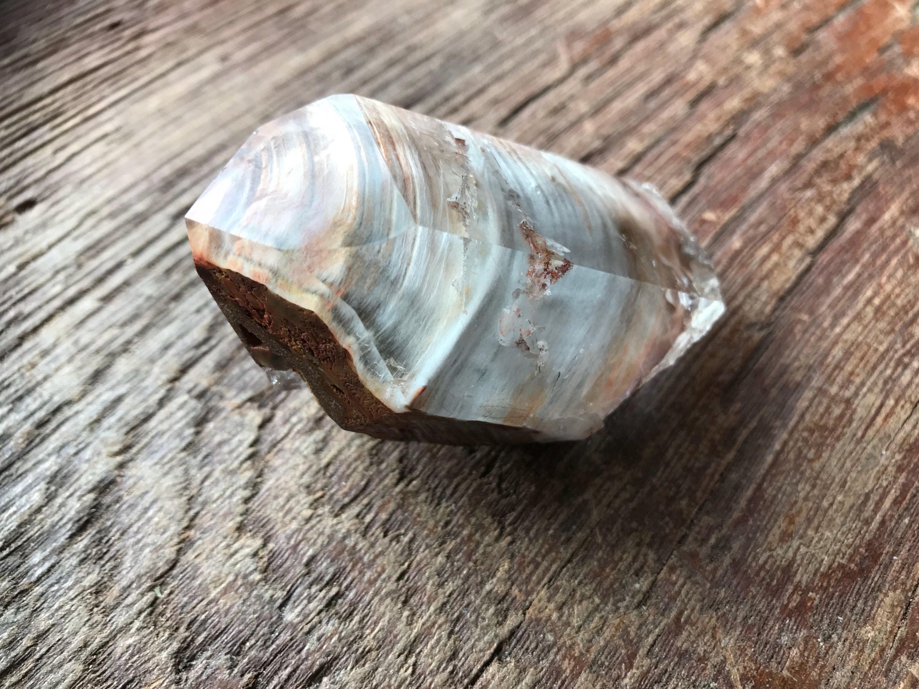 Large Amphibole, Angel Wing Phantom Quartz, Raw, Brazil, 85.5 Grams, CR2709