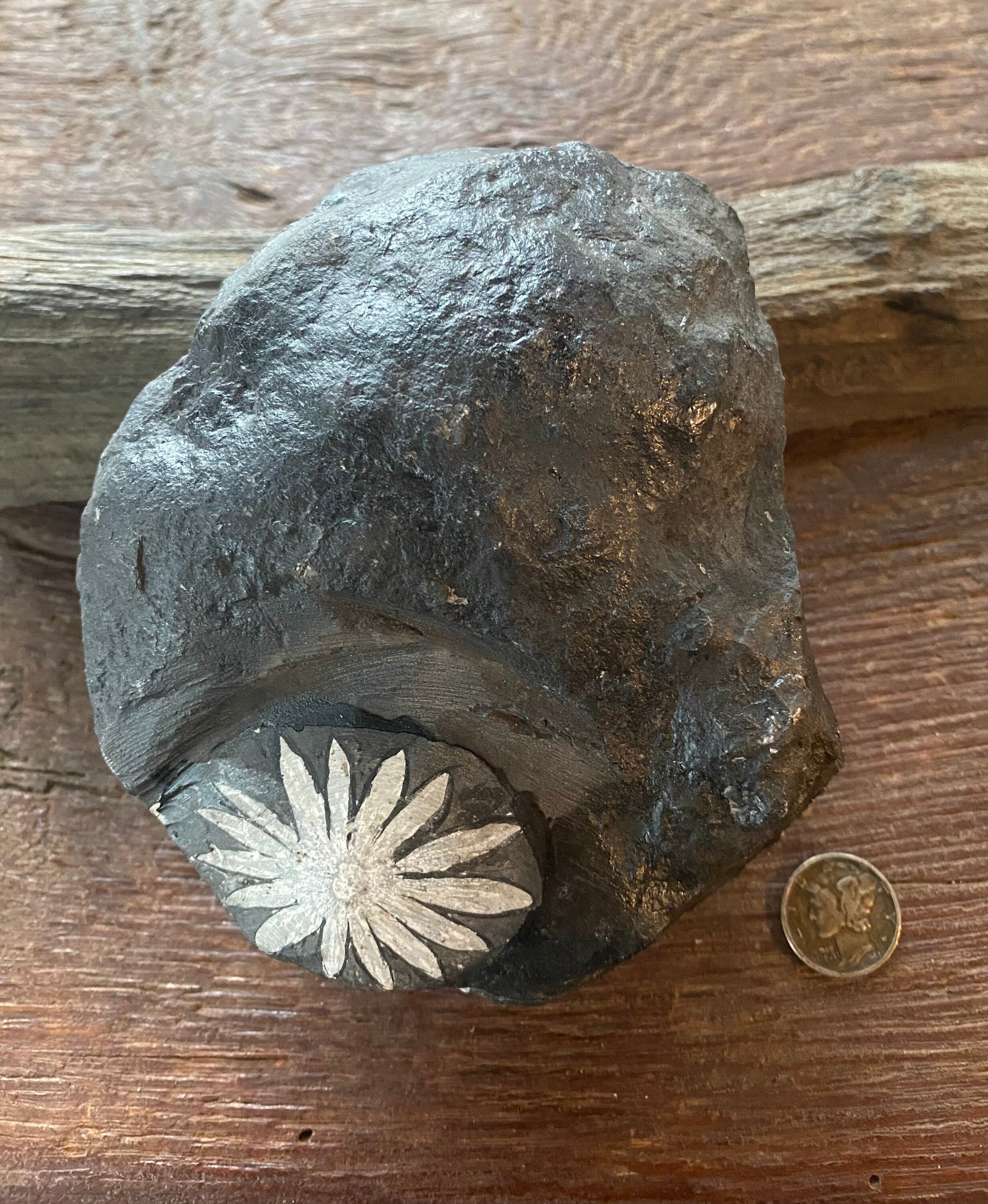 1-3/4 LB, XL Chrysanthemum Stone, China, 768.90 Grams, CR10722 1-3/4 LB, XL Chrysanthemum Stone, China, 768.90 Grams, CR10722