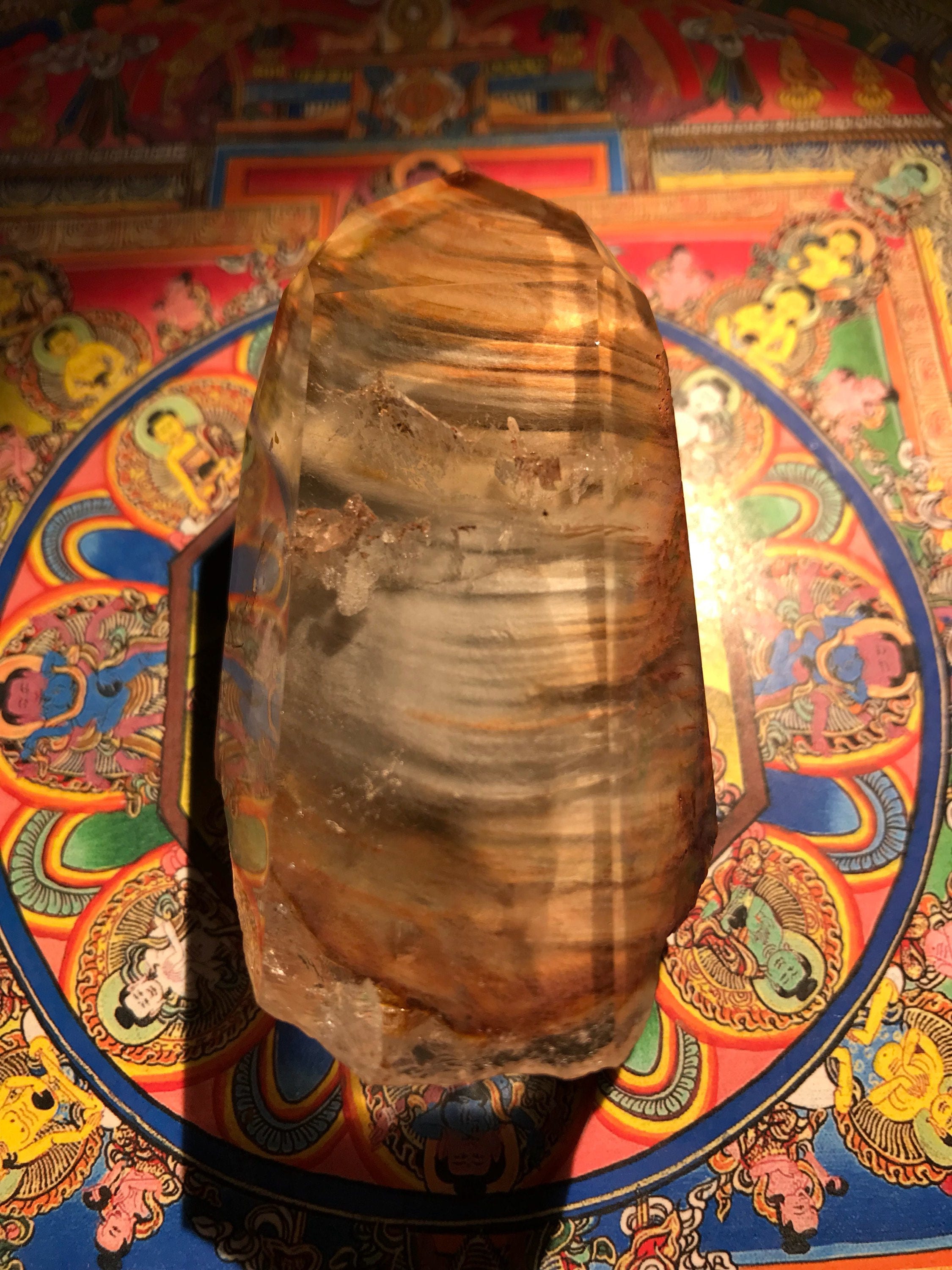 Large Amphibole, Angel Wing Phantom Quartz, Raw, Brazil, 85.5 Grams, CR2709