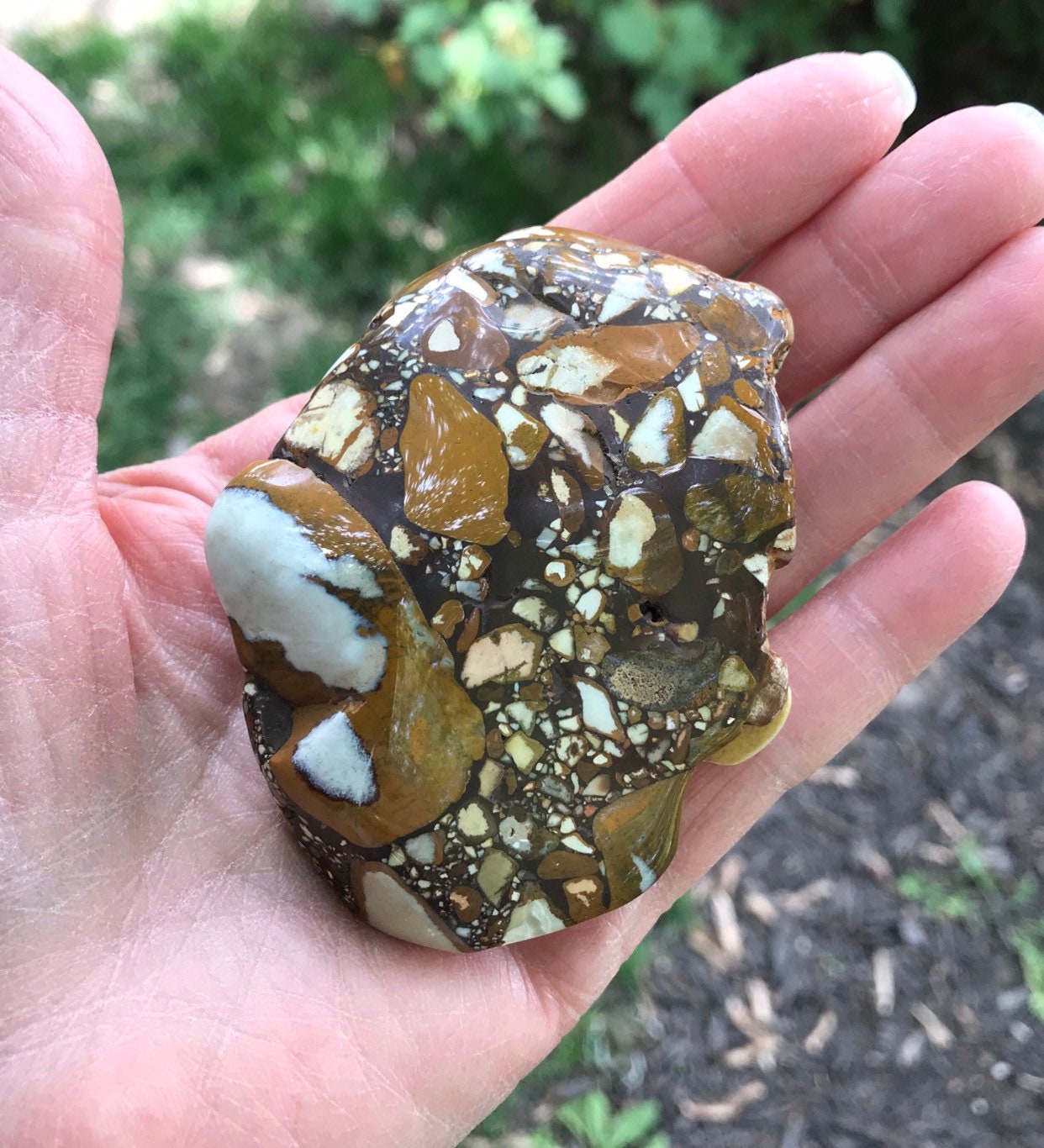 1/3 LB Pudding Stone, Conglomerate, Tennessee, 150.2 Grams, 5.30 Ounces ...