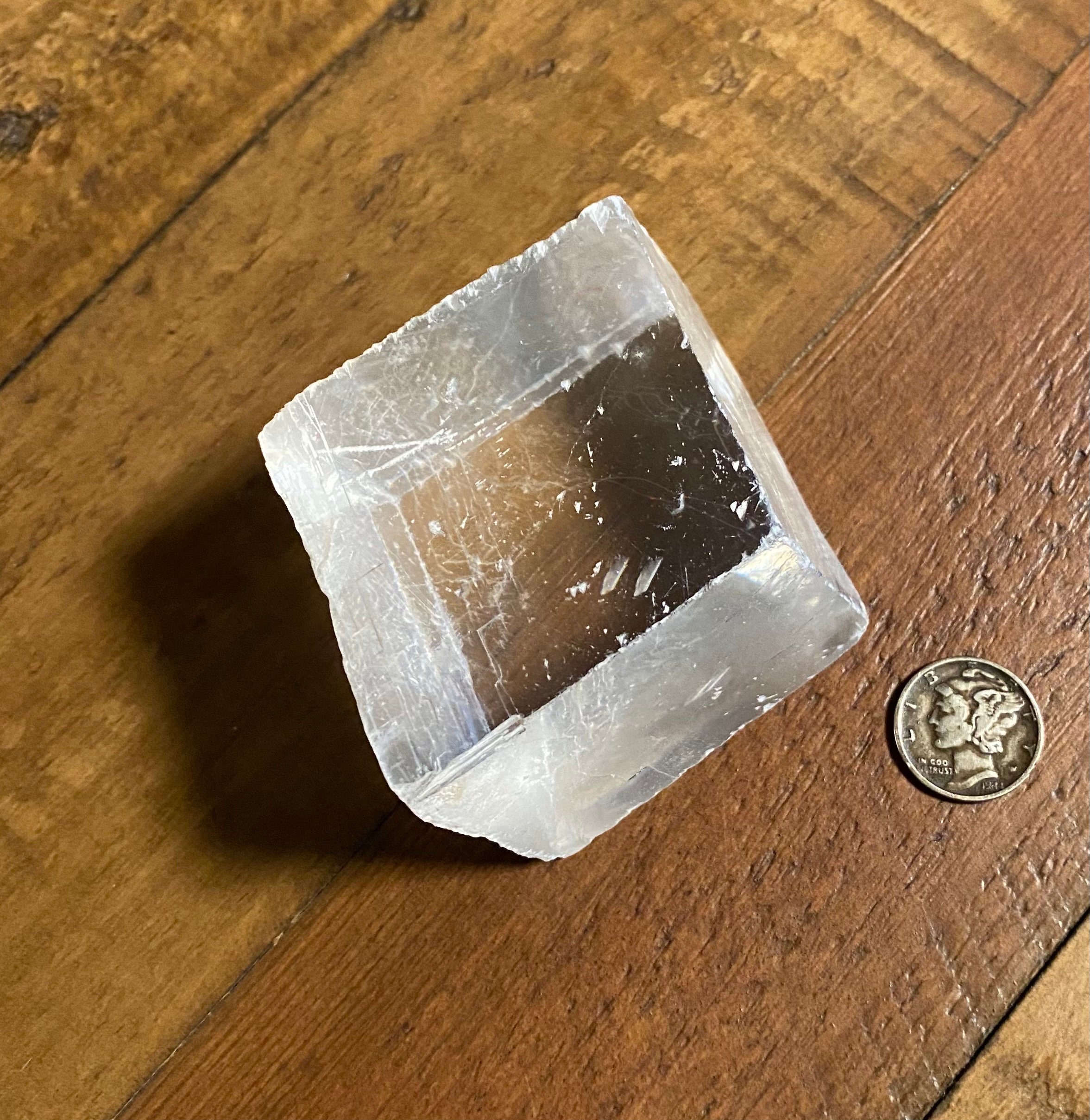 CALCITE, RAW, 1/2 LB- Optical, aka Viking Sunstone, Mine Fresh, Rainbow ...