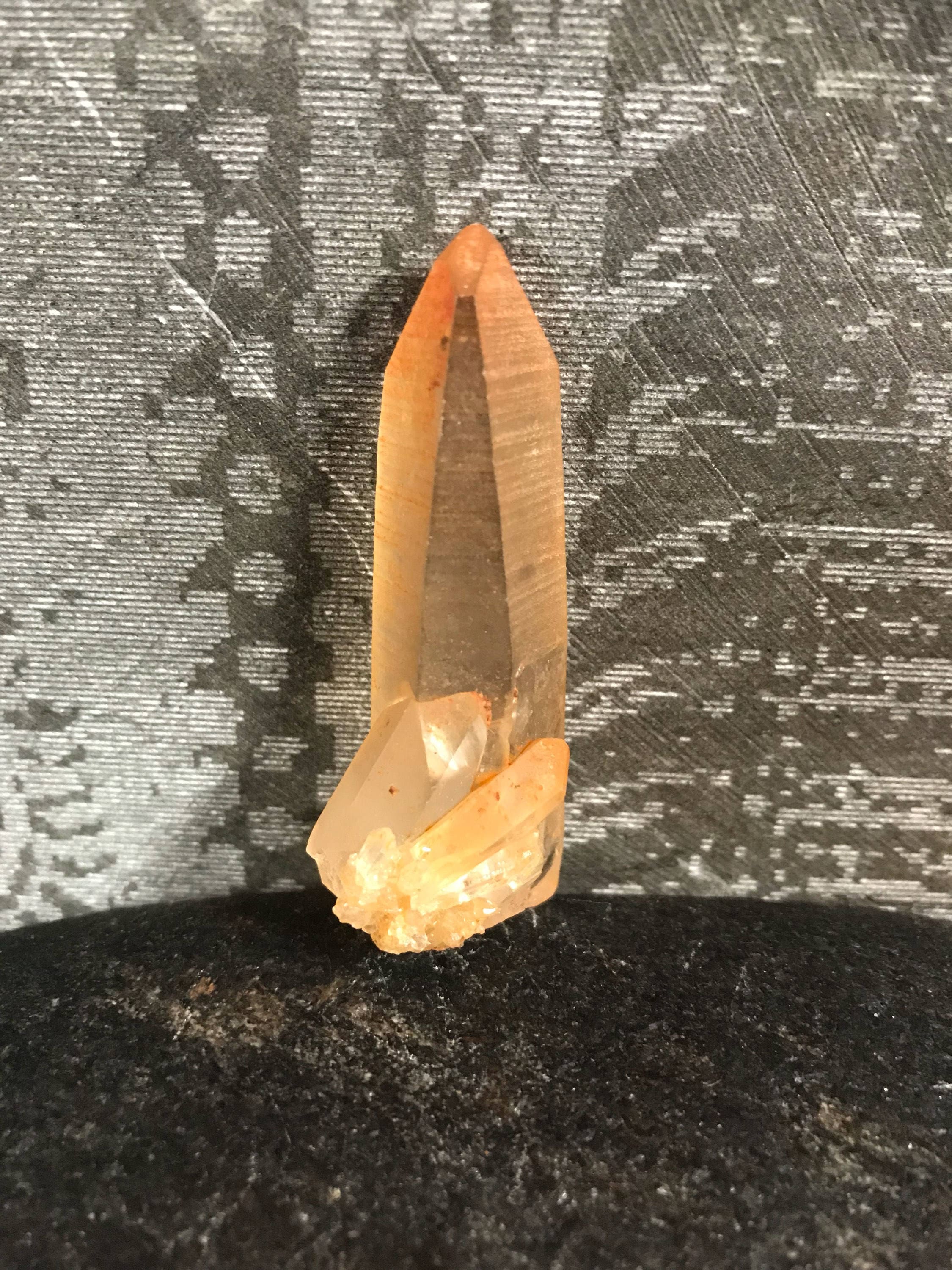 Orange Lemurian Seed Quartz, Raw, Bridge Crystals, Keys, Deep ...