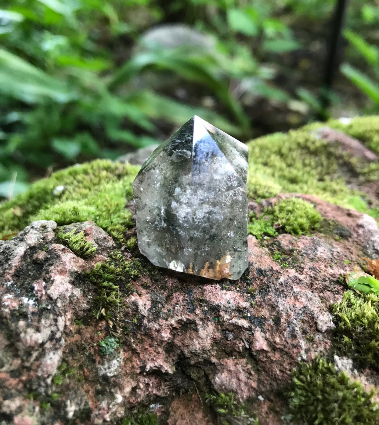 Lodalite Quartz, Shaman Dream Stone, Polished, Standing Included Quartz ...