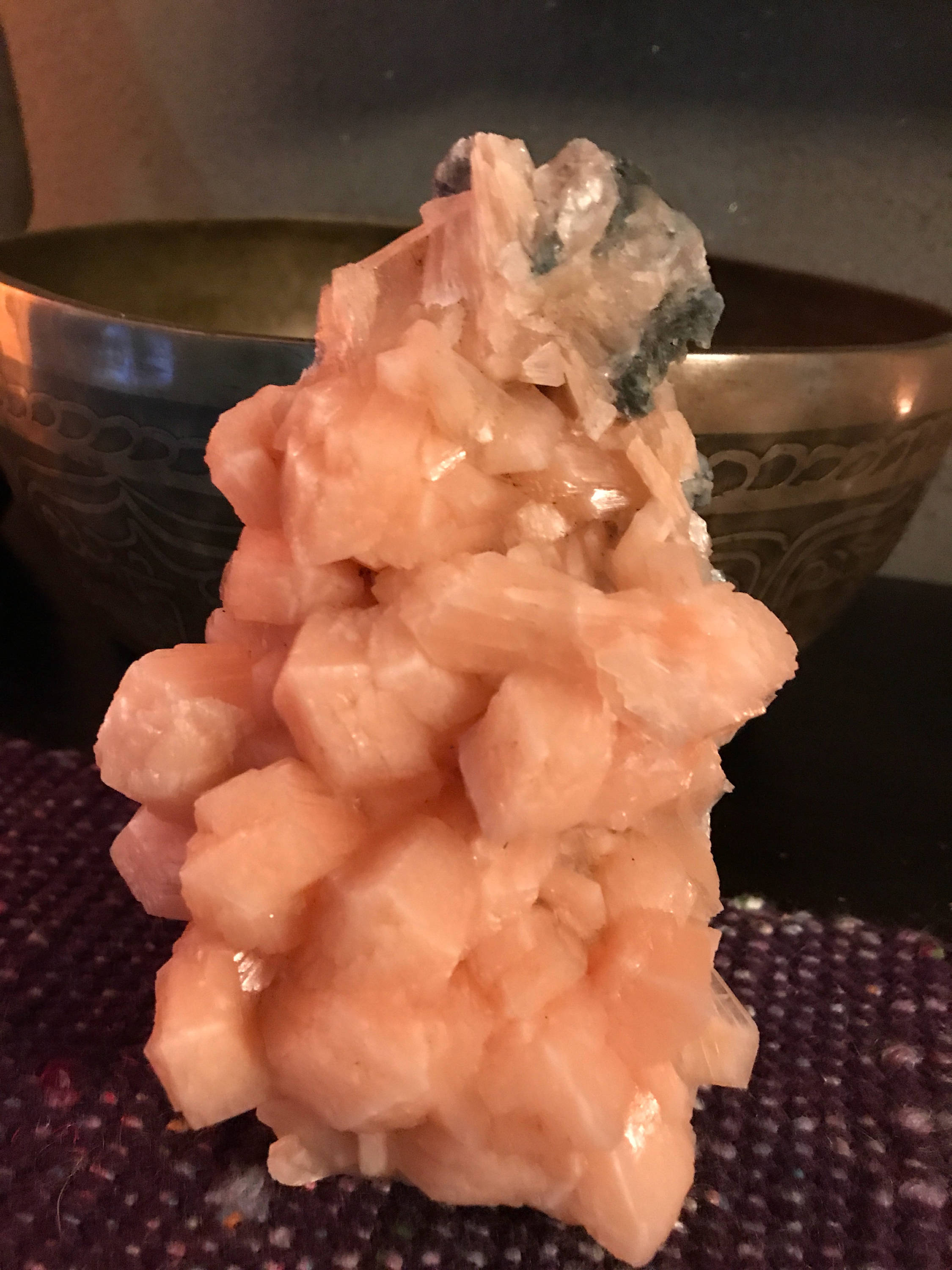 Large Peach Stilbite Crystal, Manifestation, Healing, 1.62 Lbs., India ...