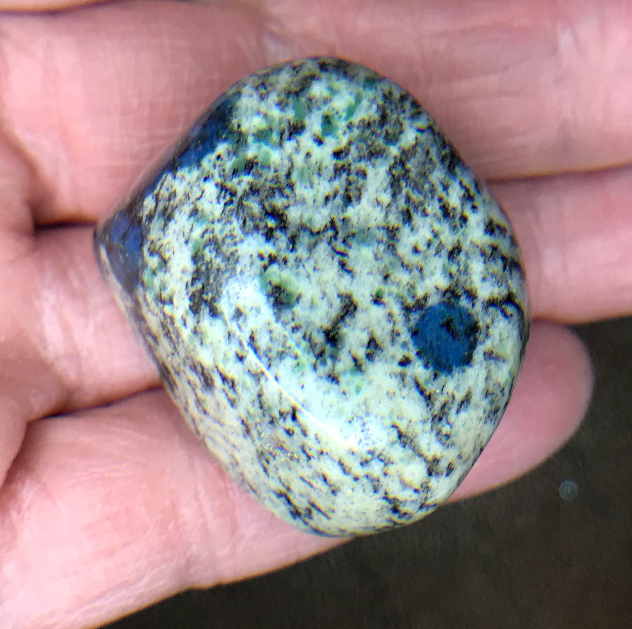 K2 Stone, Azurite and Malachite in Granite, K2 Mountain, Pakistan ...