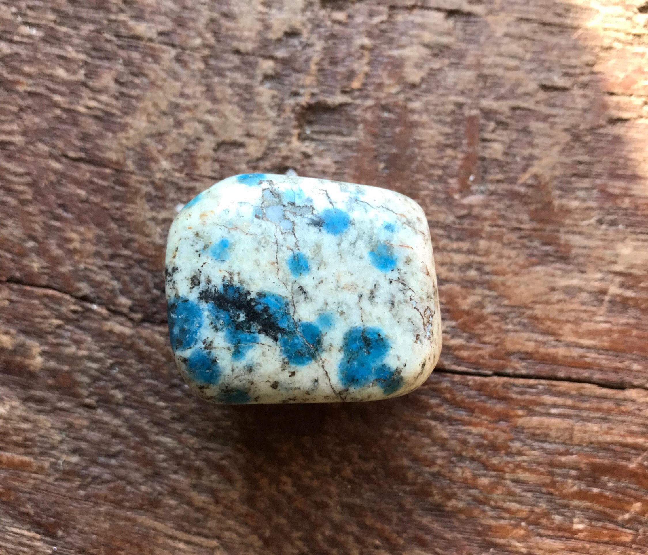 K2 Stone, Azurite in Granite, K2 Mountain, Pakistan, Polished, 43.9 ...