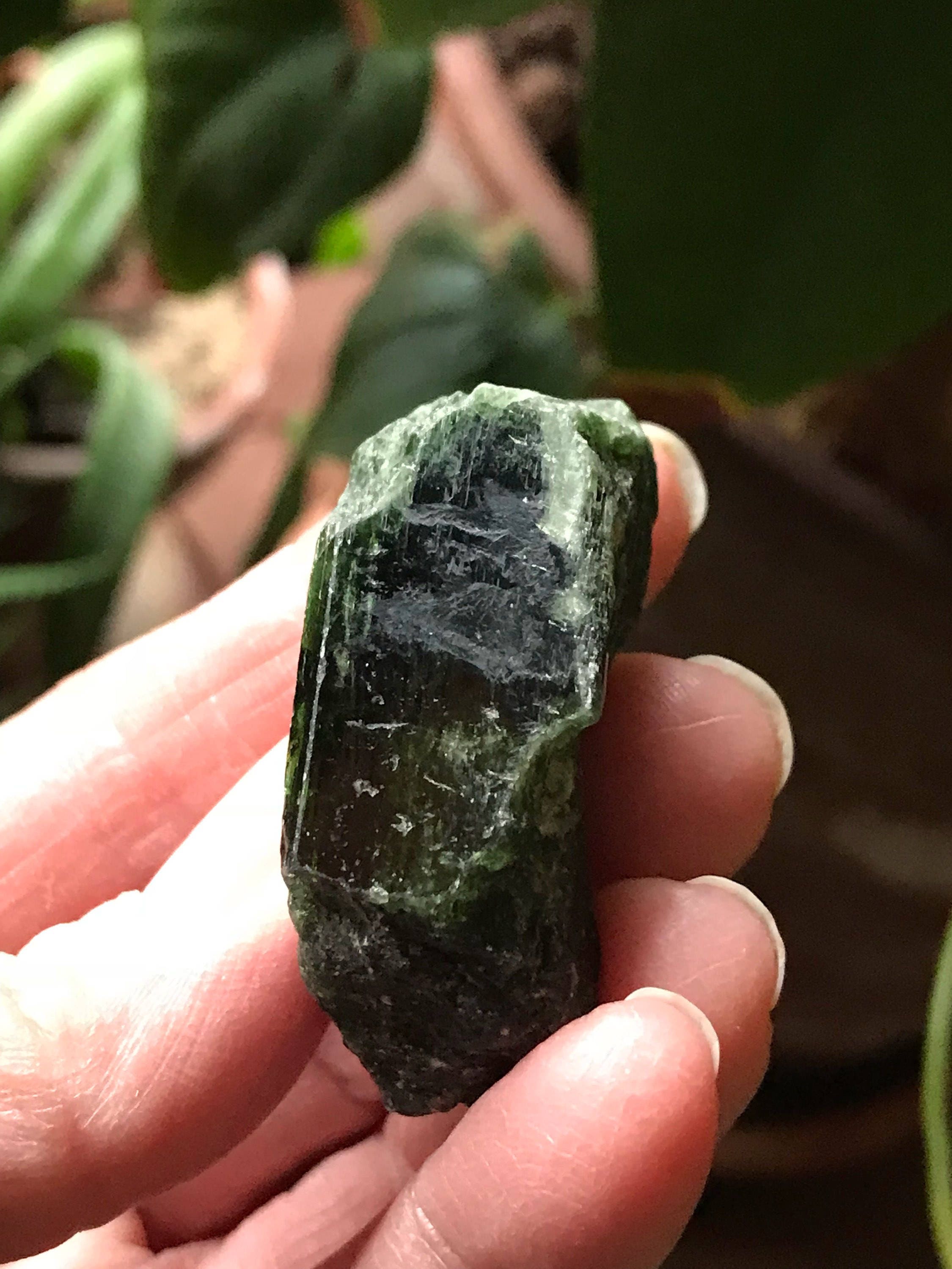 SOLD-Reserved for mommachickadee 7/8* Chrome Diopside, Full Crystal ...