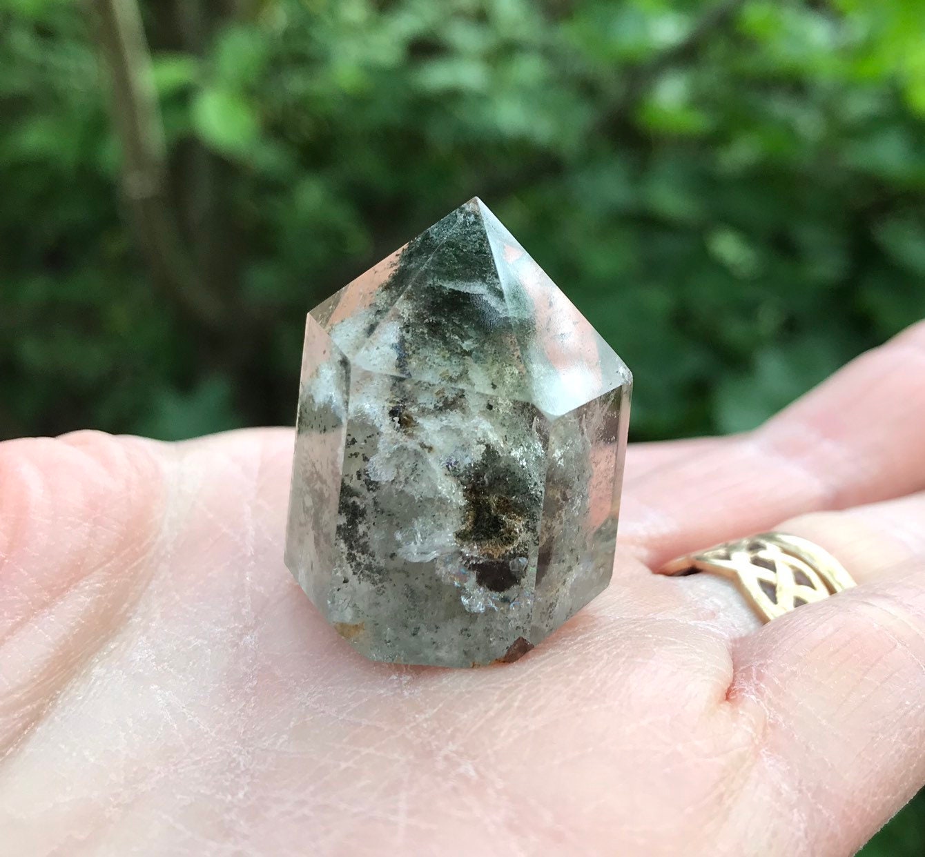 Lodalite Quartz, Shaman Dream Stone, Polished, Standing Included Quartz ...