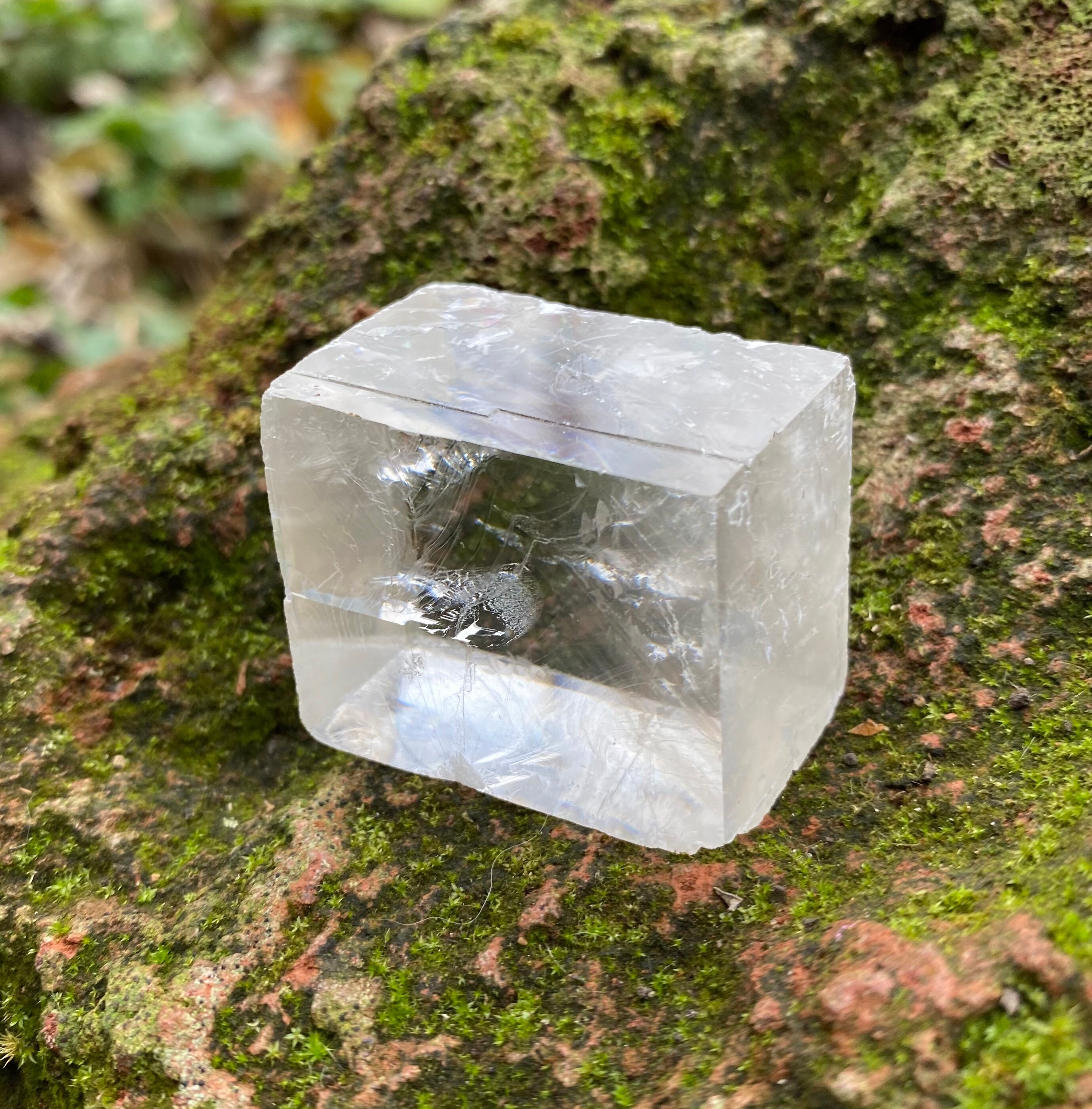 CALCITE, Optical, aka Viking Sunstone, Raw, Silver Veils, Rainbow ...