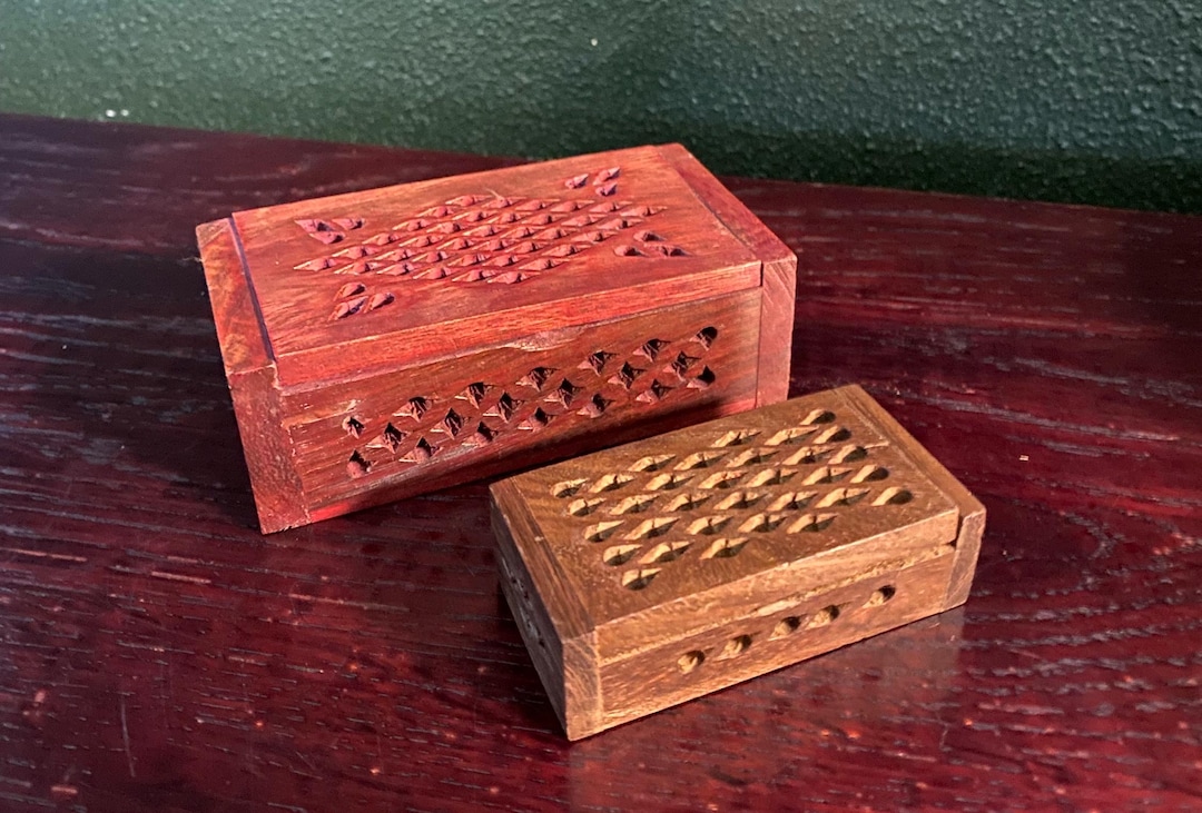Asst Empty Wooden Boxes, Amber Resin Box, Keepsake Boxes, Various Sizes ...