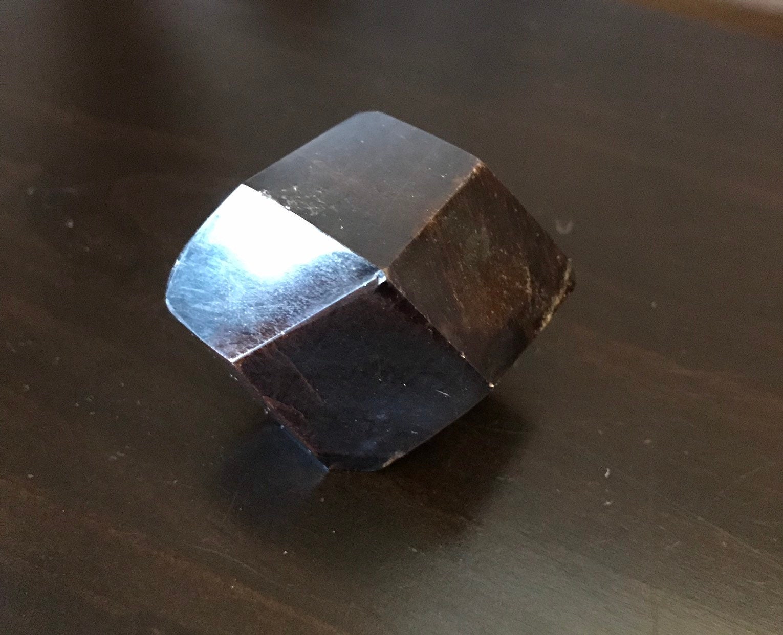 1/2 LB- Almandine Garnet Crystal, 62 mm, Polished, 203.4 Grams, 1017 ...