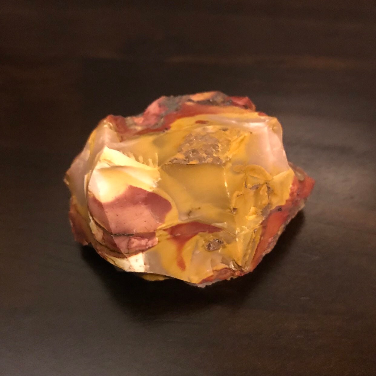 Sold to Julio 7/8* Raw Mookaite Jasper Palm Stone, 99.3 Grams ...