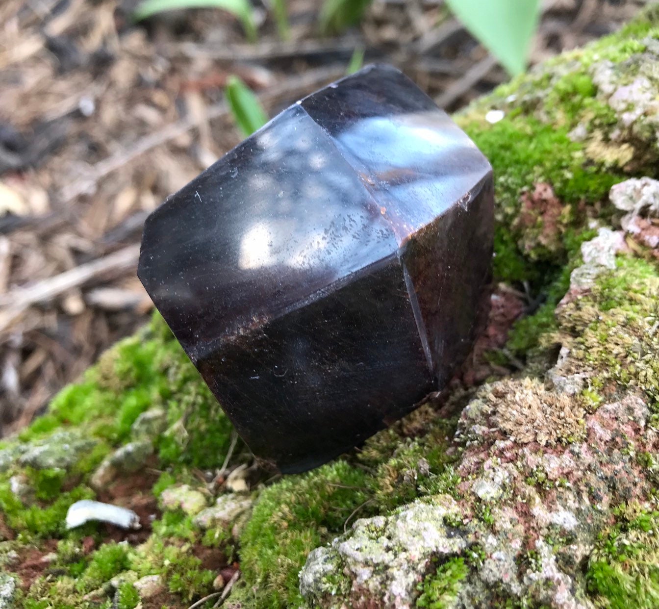 1/2 LB- Almandine Garnet Crystal, 62 mm, Polished, 203.4 Grams, 1017 ...