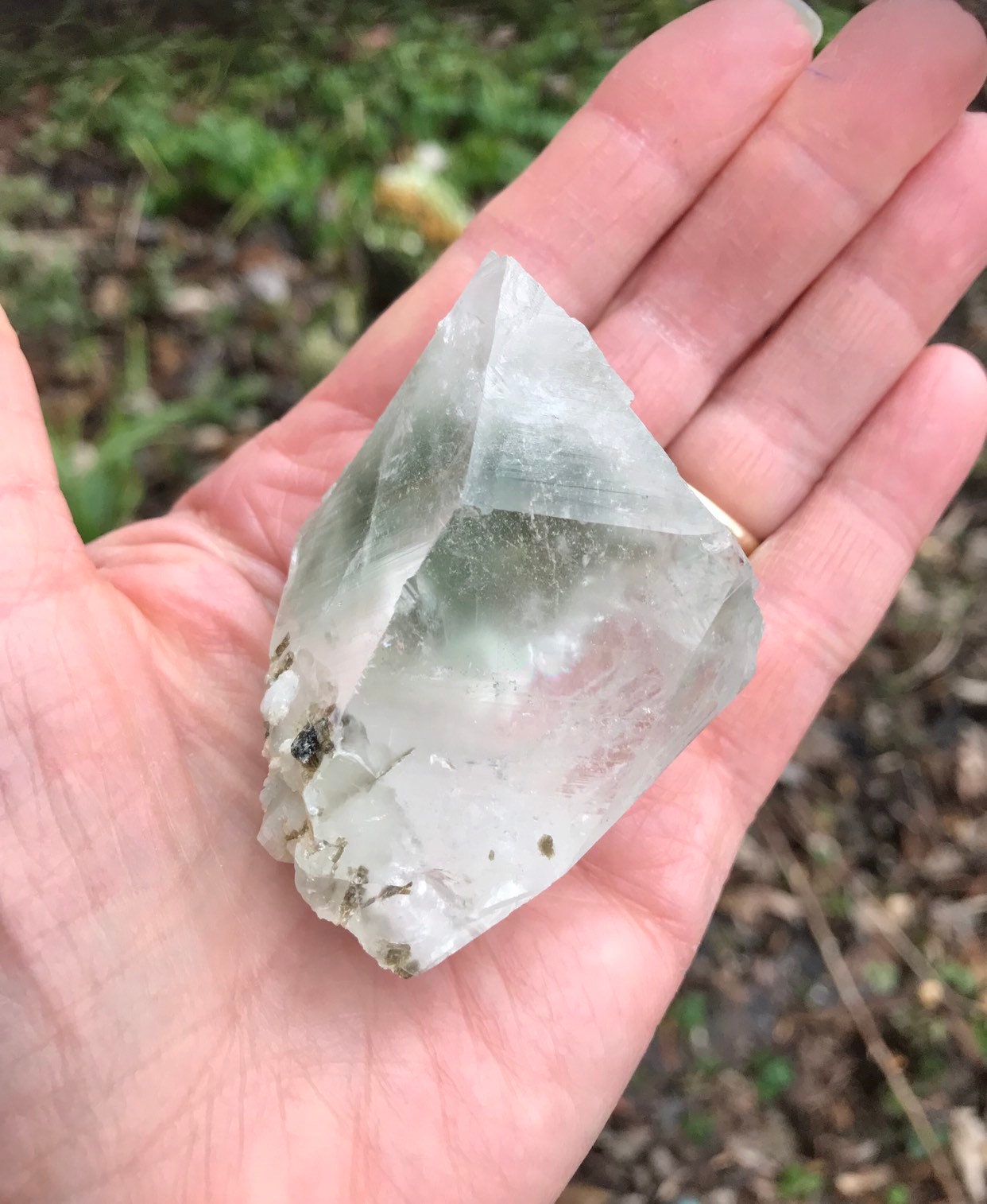 1/4 LB Himalayan DREAM QUARTZ, Raw, Mine Rough, Epidote and Actinolite ...