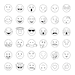 Smiley Face Clipart, Hand Drawn Smileys, Emoji, Hand-sketched Doodle ...
