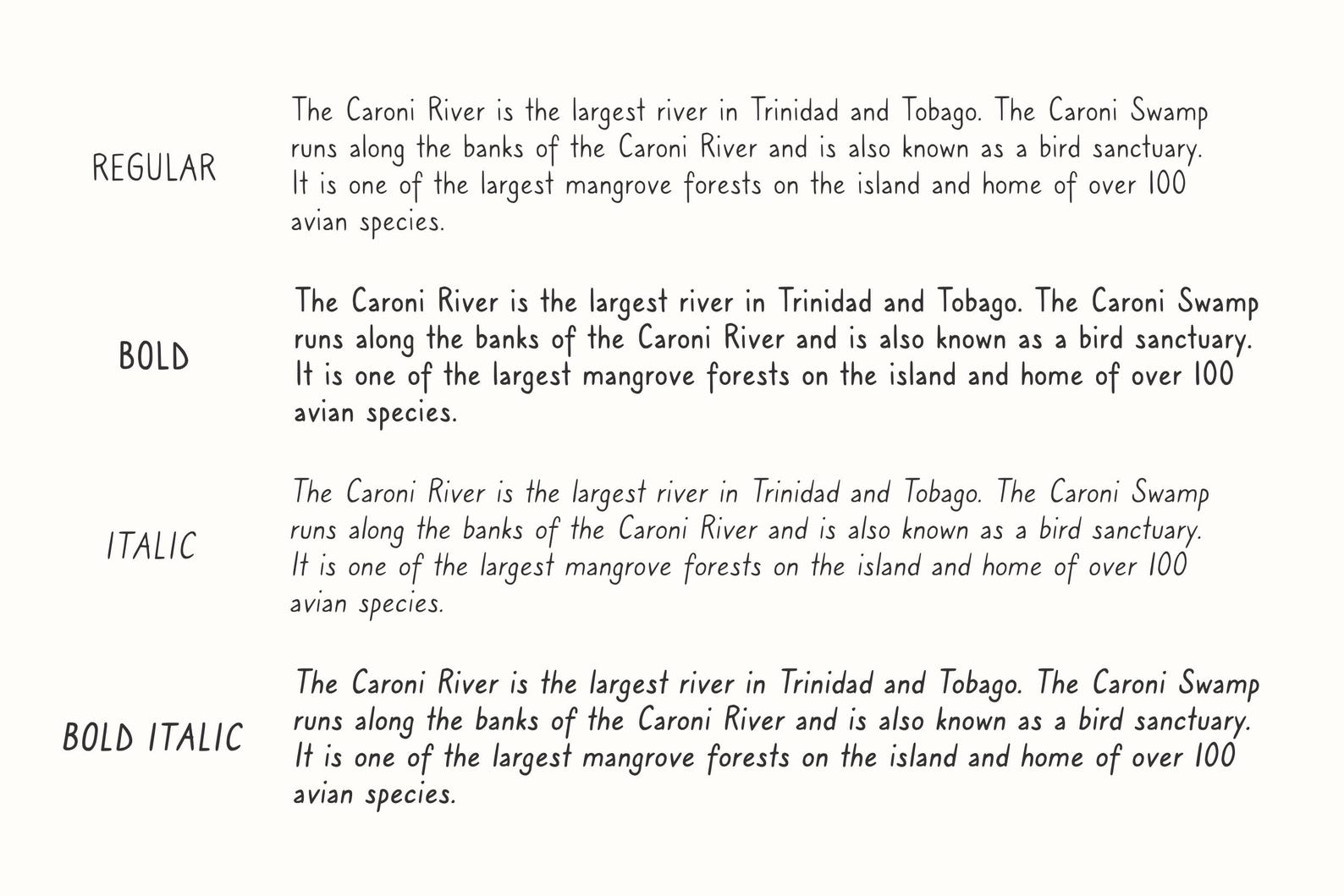 Caroni Handmade Font - Neat Handwritten Font, Cute Handwriting, Font ...