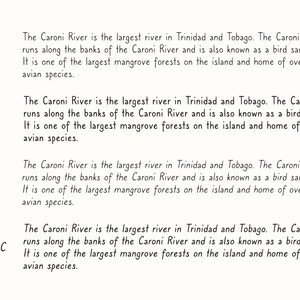 Caroni Handmade Font - Neat Handwritten Font, Cute Handwriting, Font ...