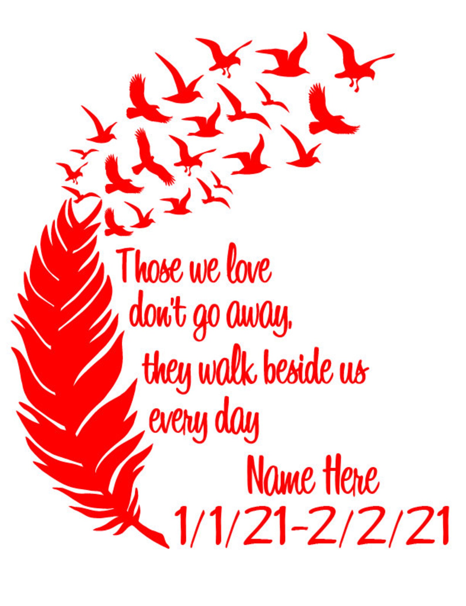 In Memory Car Decal Memorial Car Decal in Loving Memory Car - Etsy