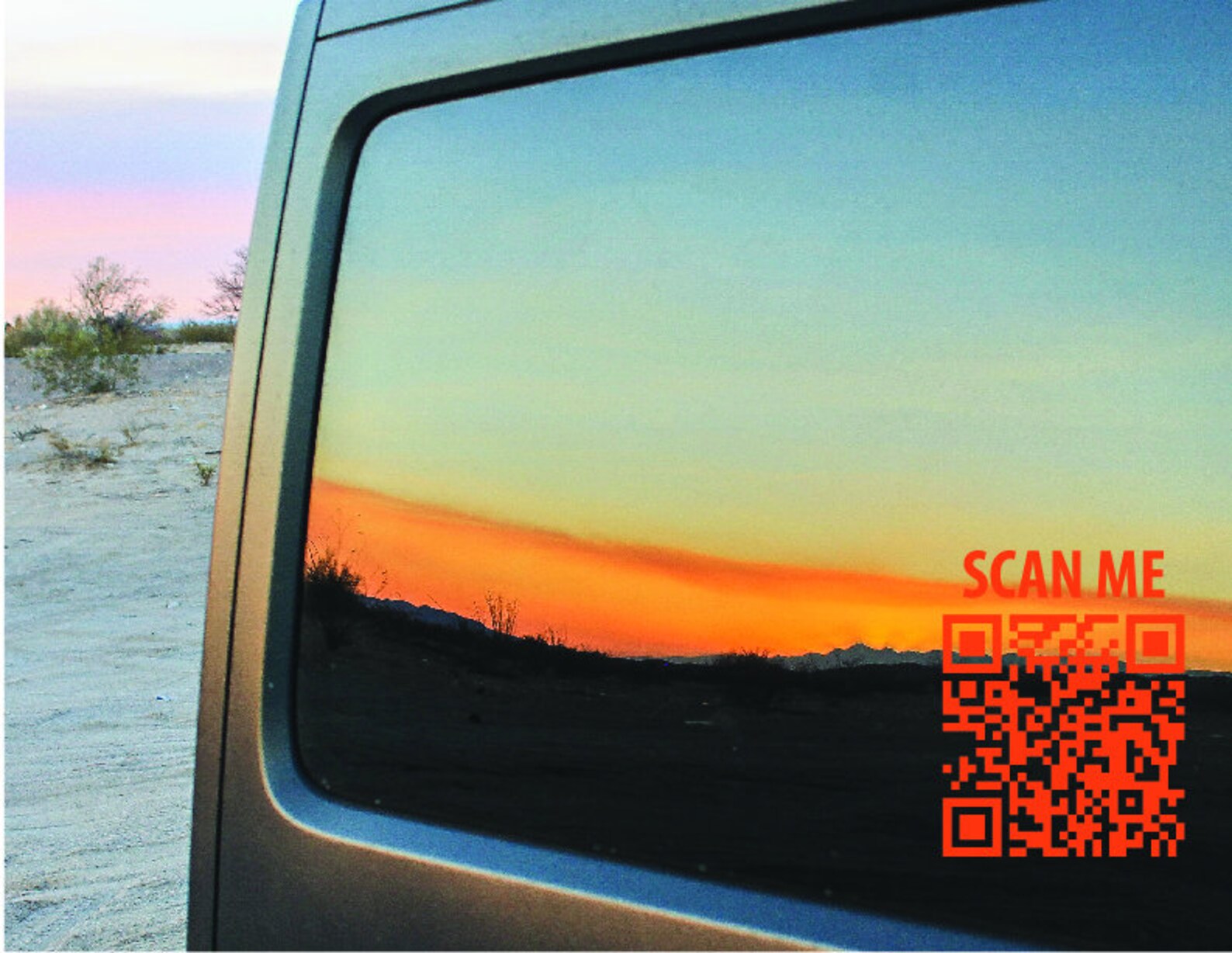 Custom QR Code Vinyl Decal, Personalized Business Car Sticker - Etsy