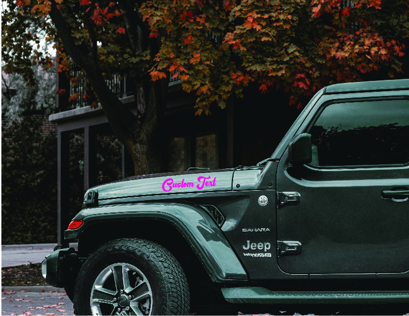 Custom Hood Vinyl Decals Personalized Hood Name Custom Text - Etsy