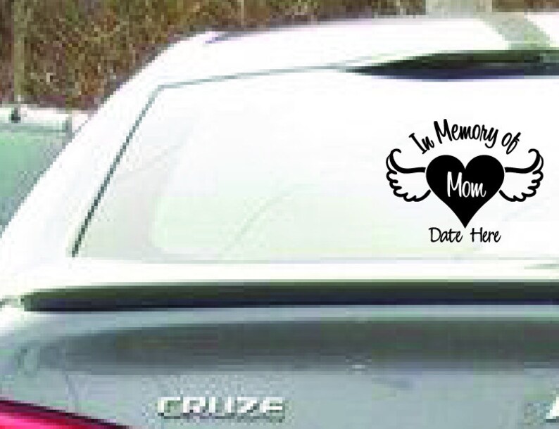 In Memory of Mom, in Loving Memory, in Loving Memory Car Decal, in ...