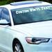 Windshield Banner Eyebrow Sunstrip Custom Vinyl Decal, Personalized ...