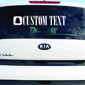 Snapchat Decal, Snapchat Stickers, Custom Decals, Decal Stickers ...