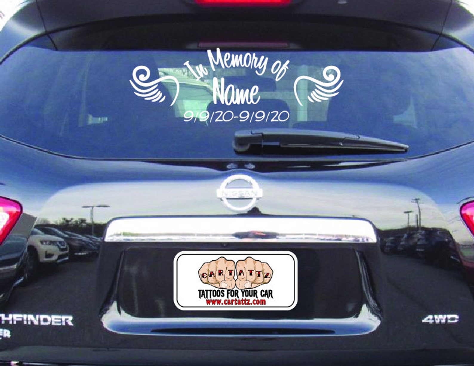 In Memory Decalrip Car Decalrip Decalin Loving Memory Car - Etsy