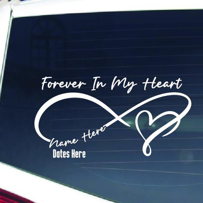 In Memory of Stickers Car - Etsy