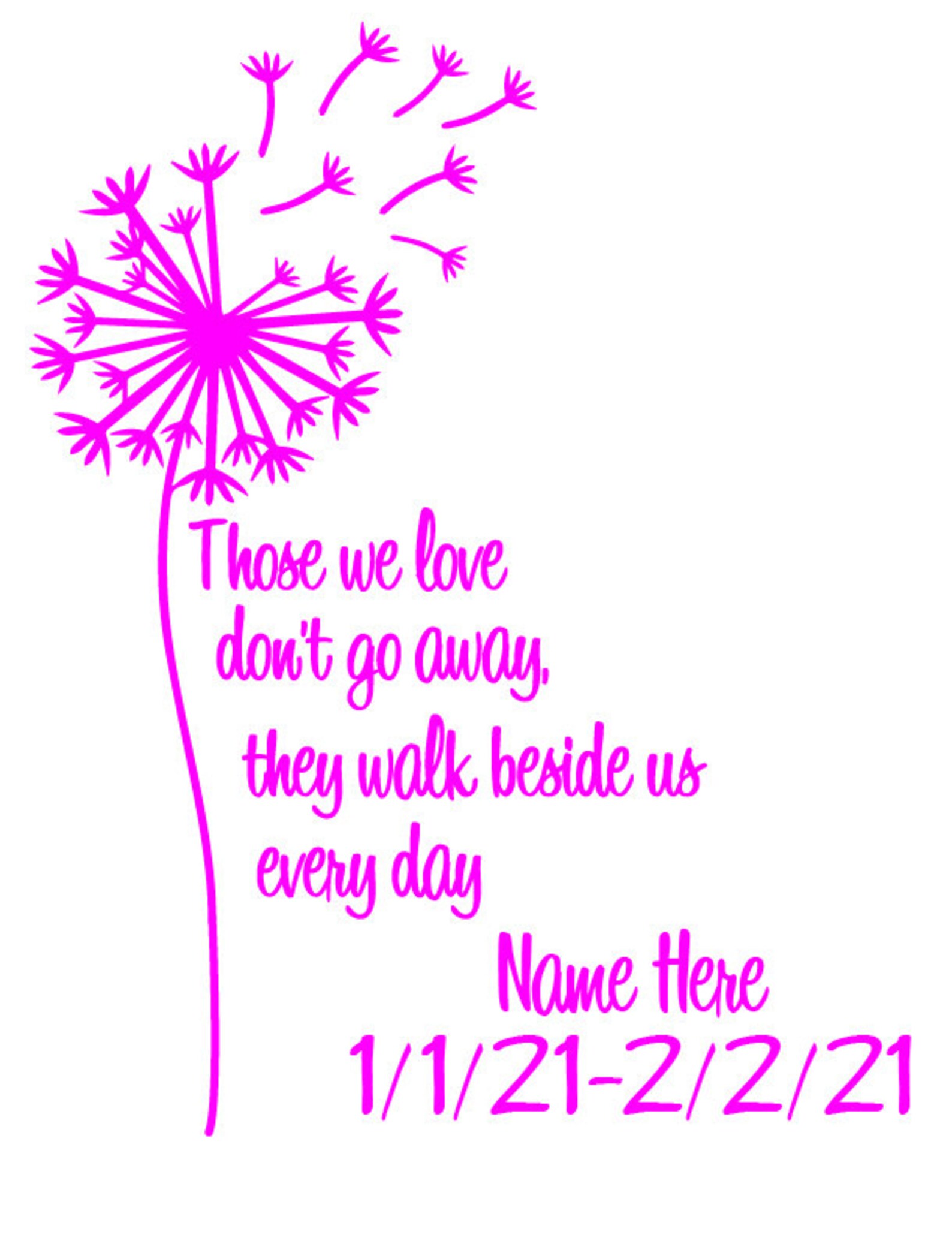In Memory Car Decal Memorial Car Decal in Loving Memory Car - Etsy