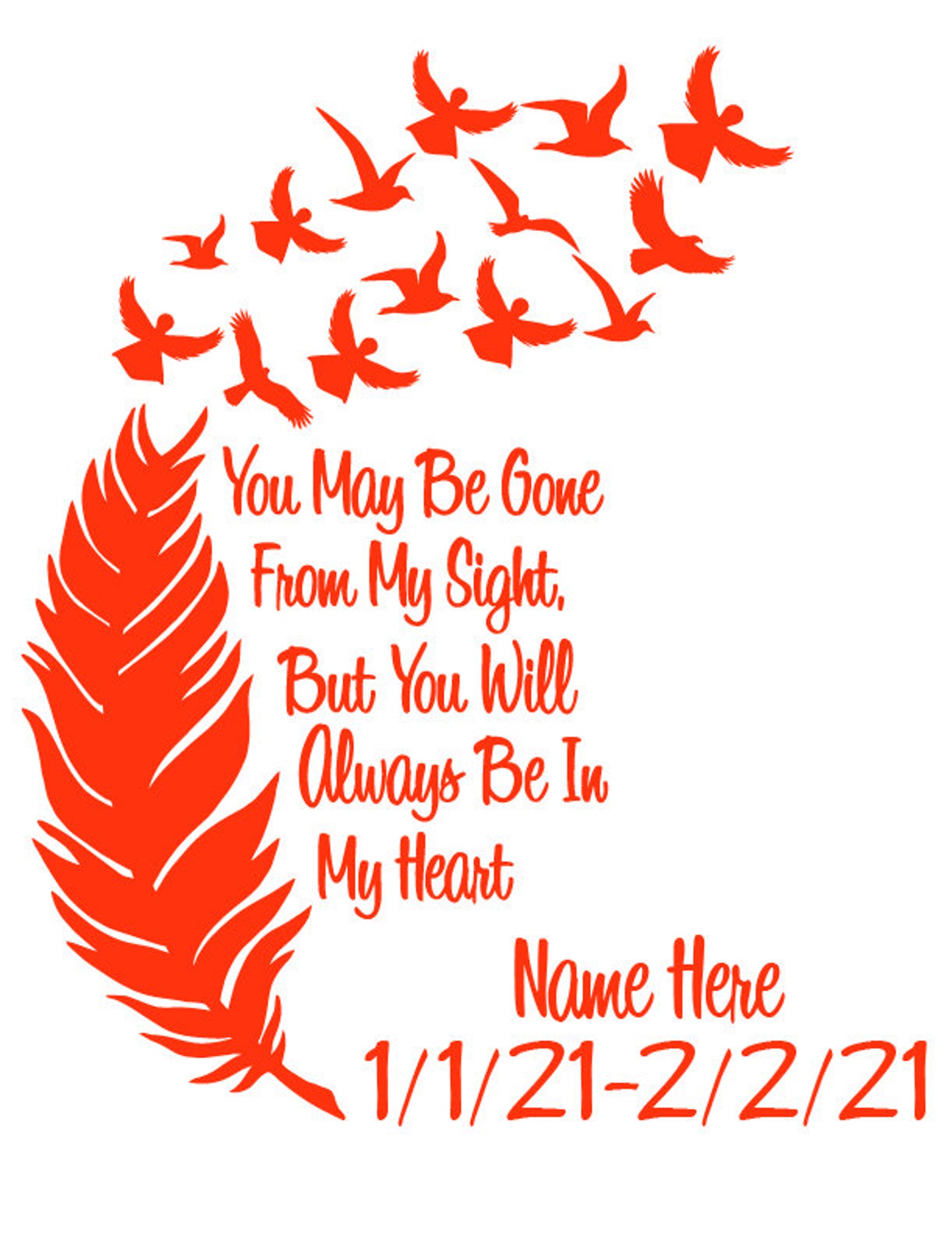 In Memory Car Decalmemorial Car Decalin Loving Memory Car - Etsy