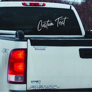 Custom Vinyl Decal Sticker, Personalized Vinyl Decal, Customize Your ...