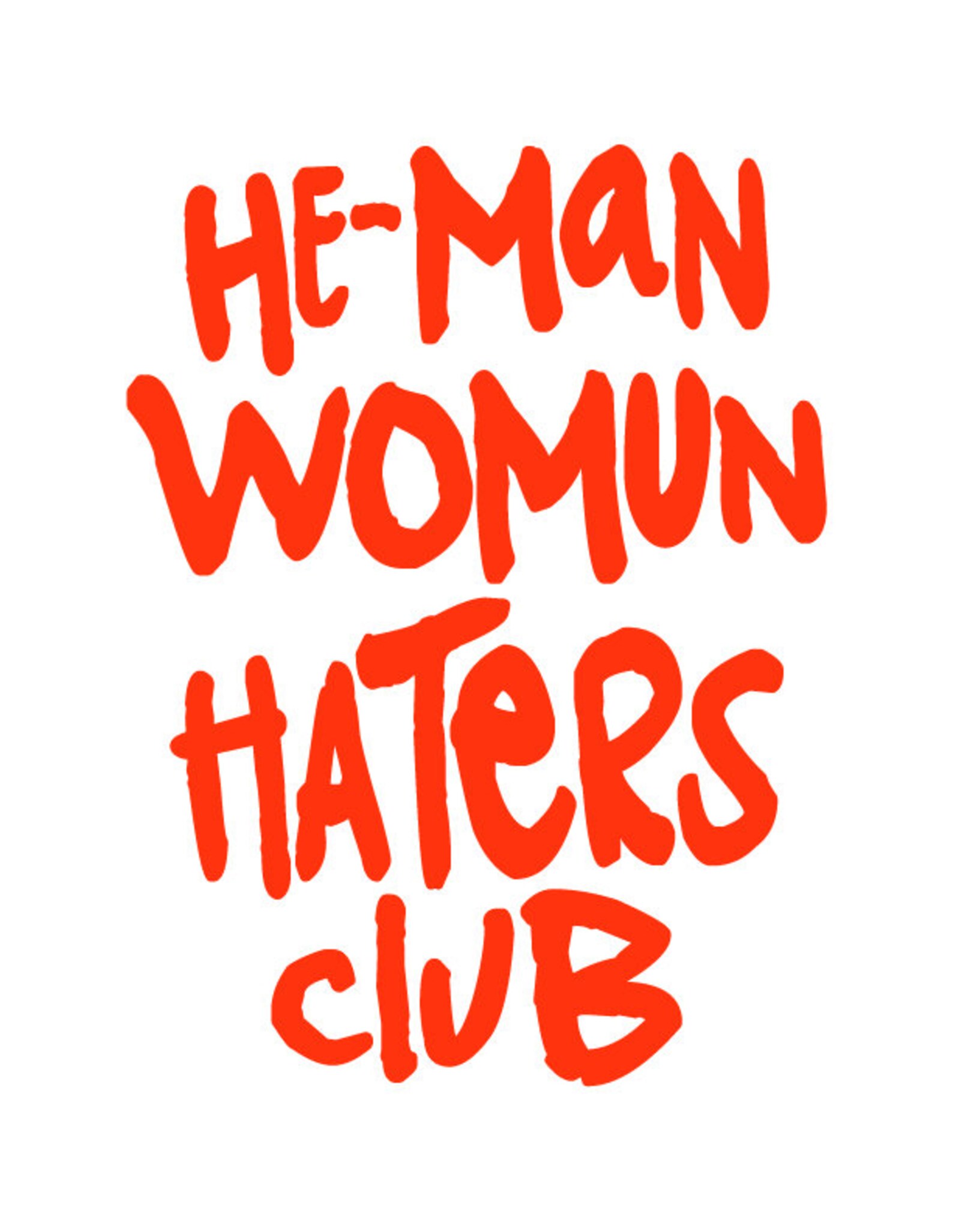 He Man Women Haters Club Vinyl Decal, Little Rascals Inspired - Etsy