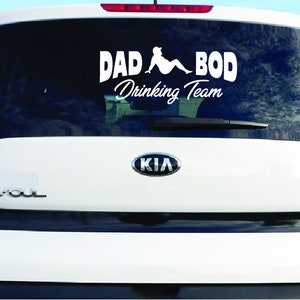 Dad Bod Drinking Team Trucker Decal,gift for Dad,dad Birthday Gift ...