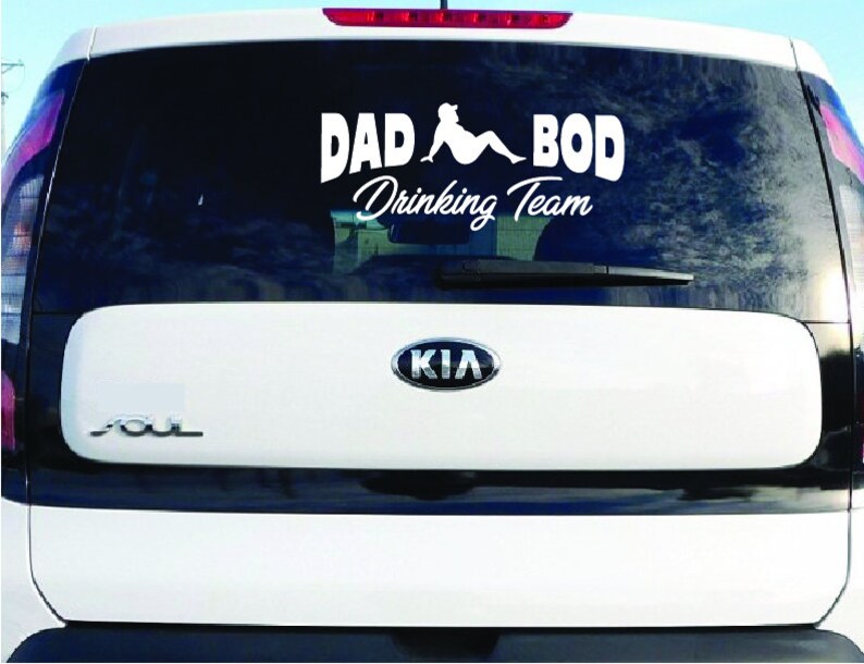 Dad Bod Drinking Team Trucker Vinyl Decalgift for Daddad | Etsy