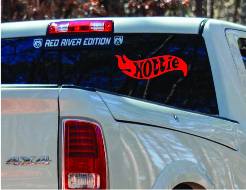 Hottie Car Window Vinyl Decal Sticker Funny Decals for - Etsy