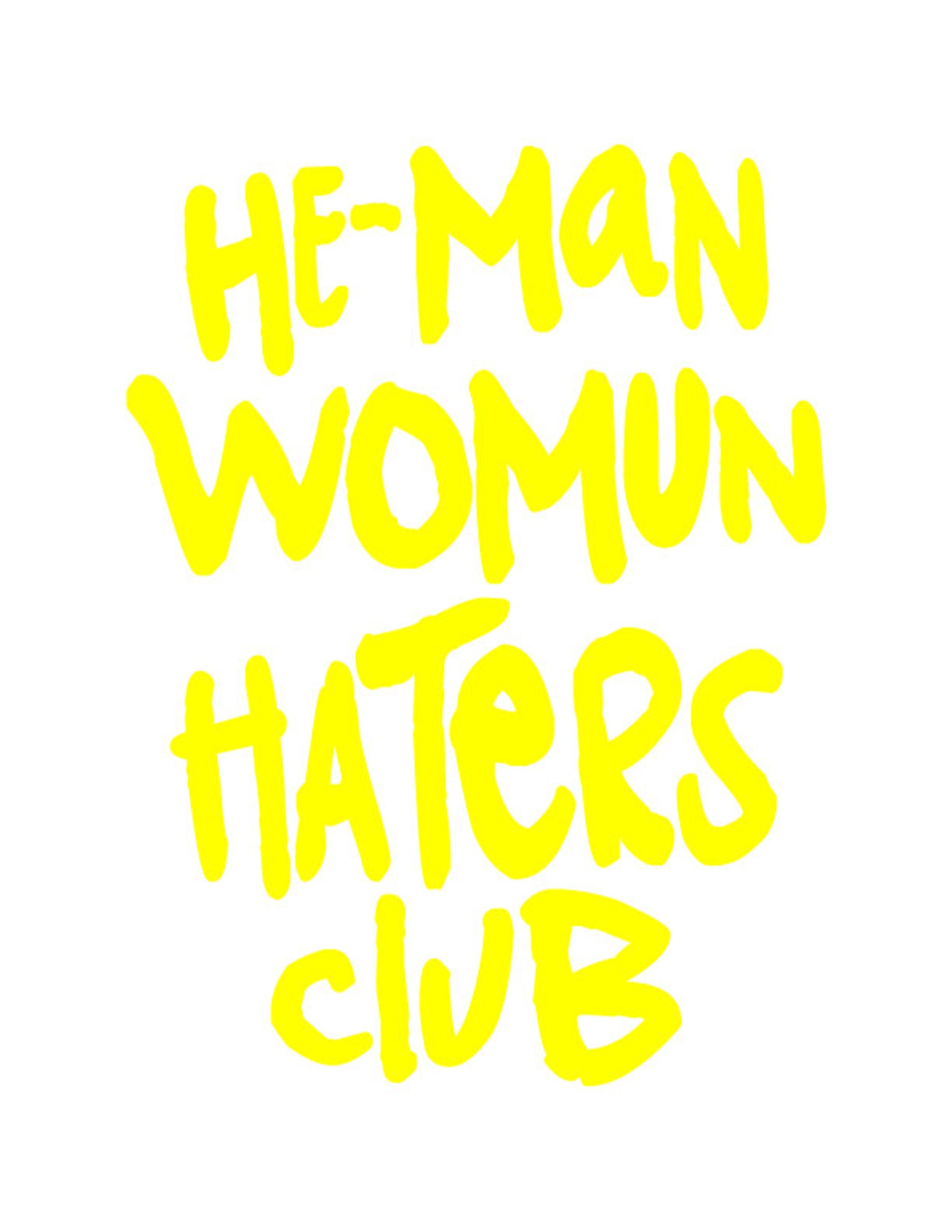 He Man Women Haters Club Vinyl Decal, Little Rascals Inspired - Etsy