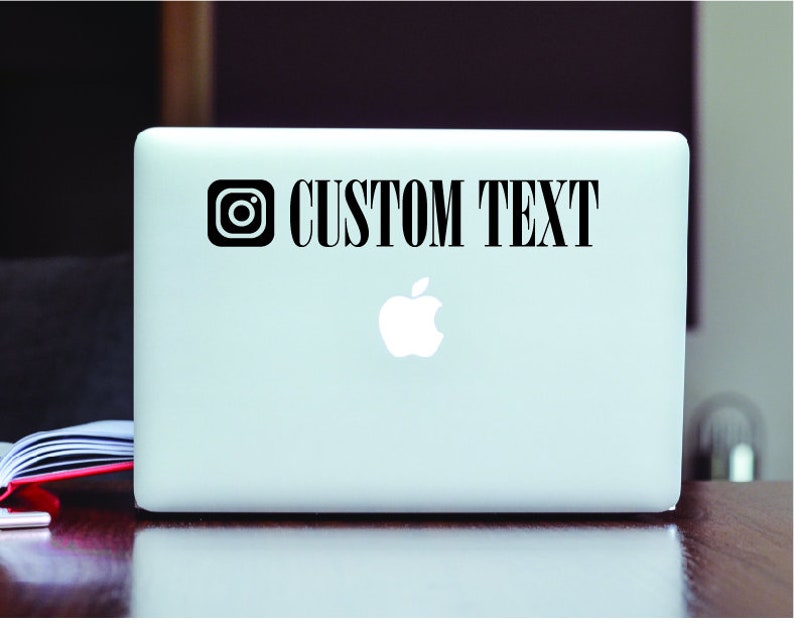 Personalized Instagram Vinyl Decal Sticker Custom IG Username - Etsy
