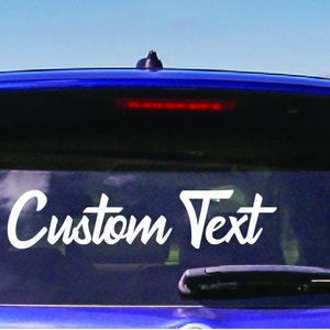 Custom Vinyl Decal Sticker, Personalized Vinyl Decal, Customize Your ...