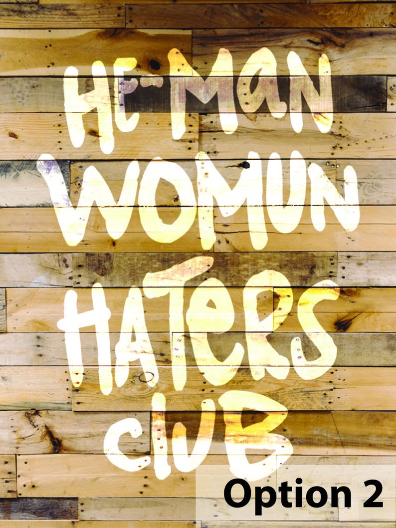 Heman Woman Haters Club Wall Decal,little Rascals Wall Decal,he Man ...