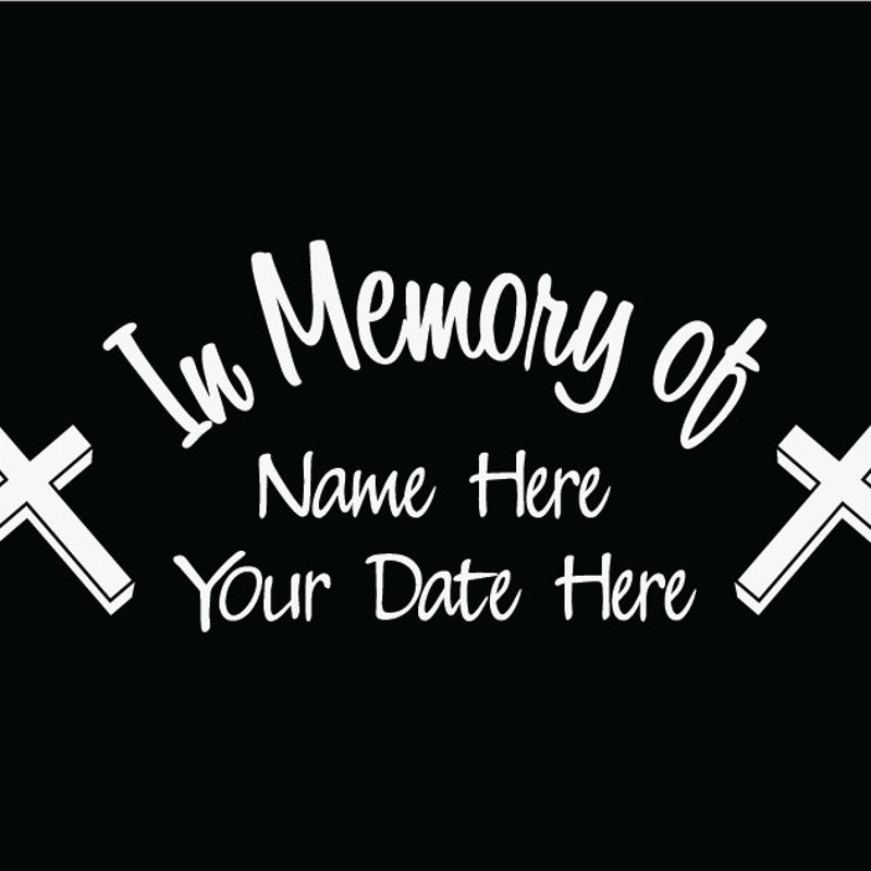 Rest in Peace Decal - Etsy